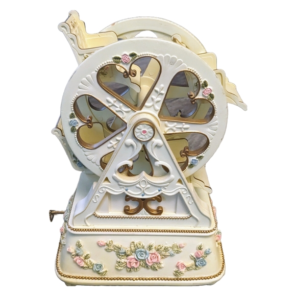 Vintage | Accents | Vintage Floral Spinning Ferris Wheel Carnival Theme ...
